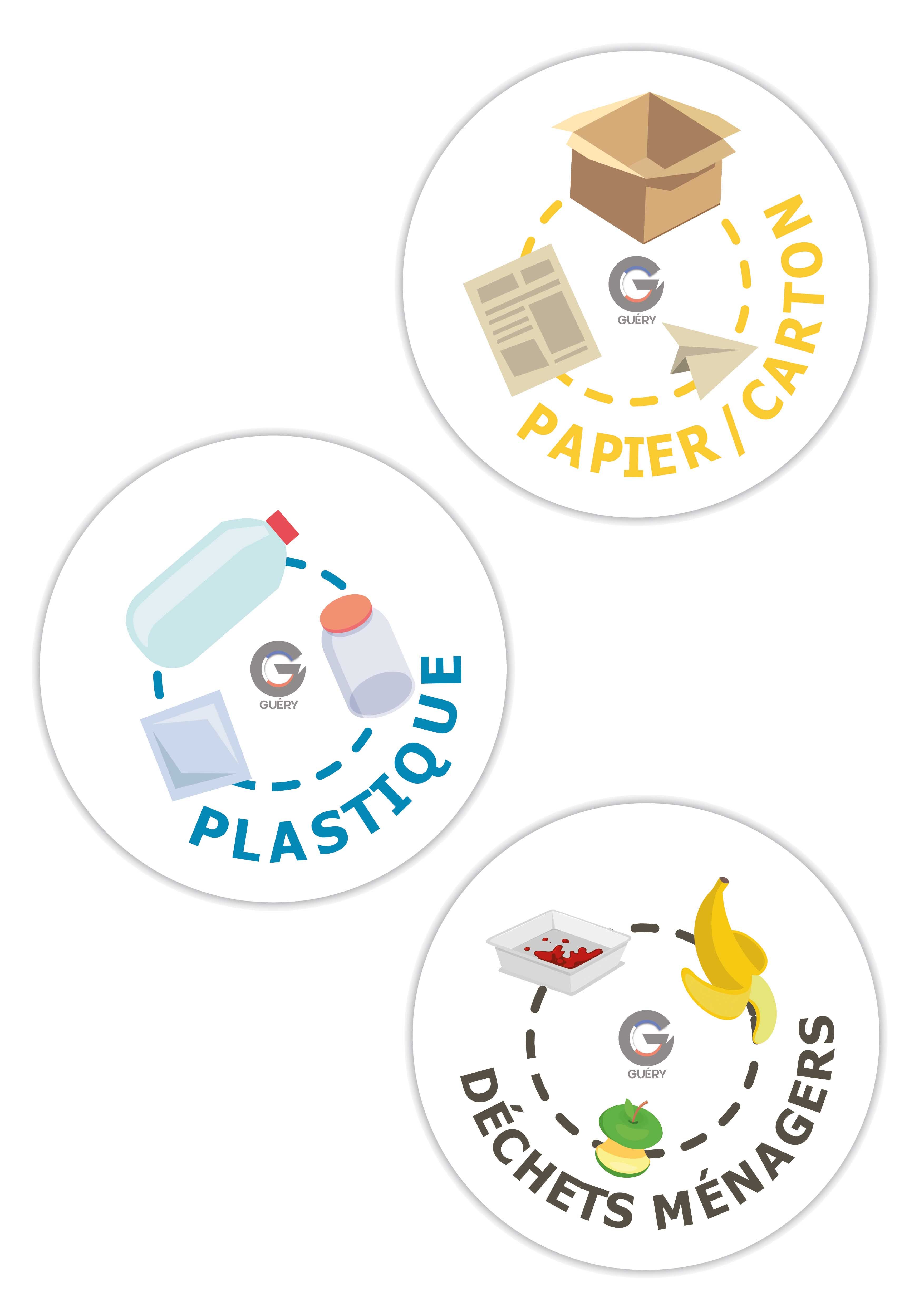 3 STICKERS TRI SELECTIF